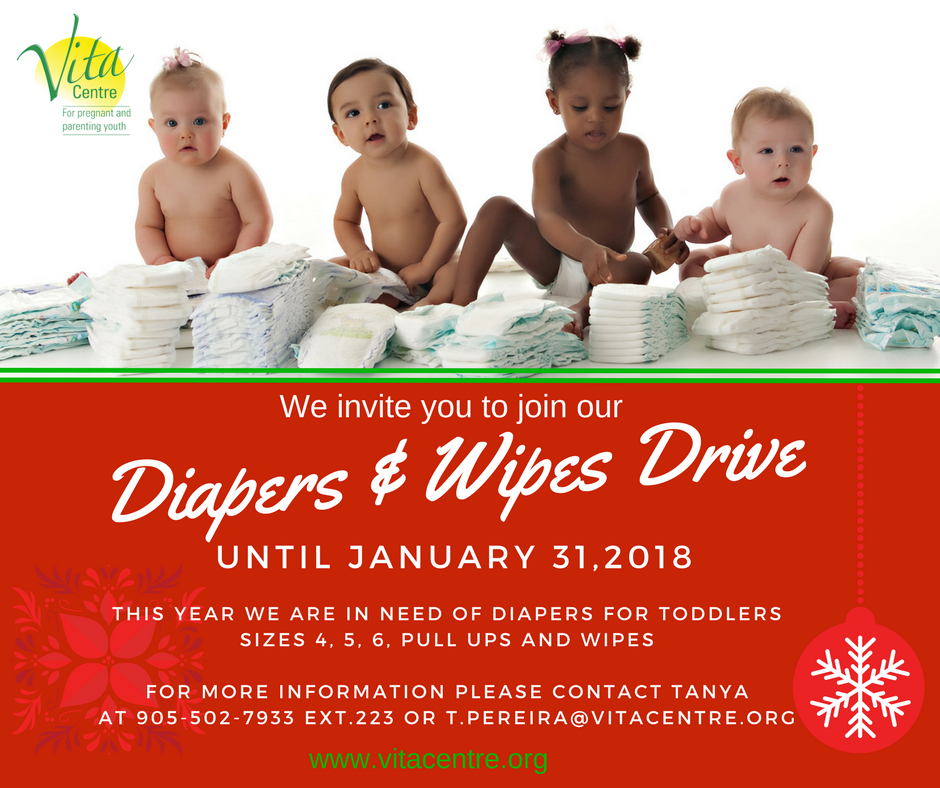 Diaper and Wipes Drive 2017 – Vita Centre